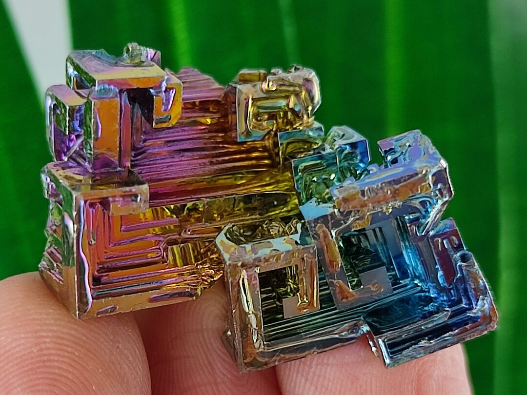 Amazing Rainbow Bismuth Cluster,bismuth Specimen,bismuth Crystal,lab ...