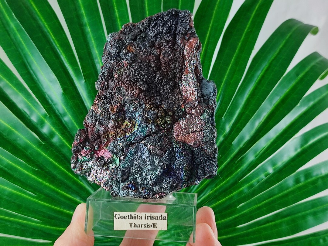 A Very Nice Iridescent Geothite From Spain, Geothite Crystal,iridescent ...