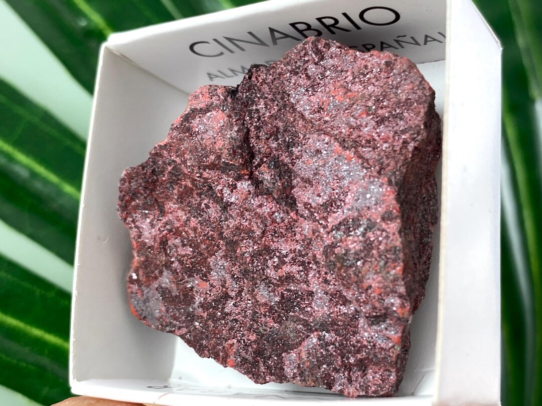 CINNABAR: Almaden,spain,cinnabar Stone,raw Cinnabar,collection Minerals ...