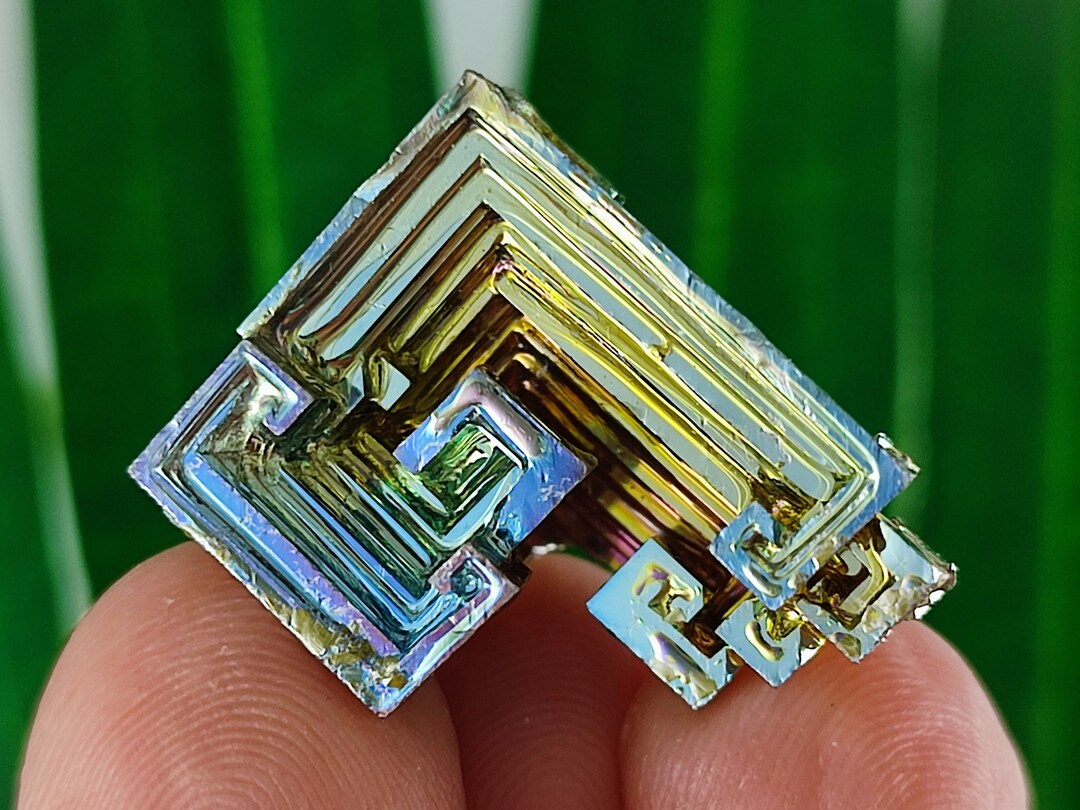 Amazing Rainbow Bismuth Cluster,bismuth Specimen,bismuth Crystal,lab ...
