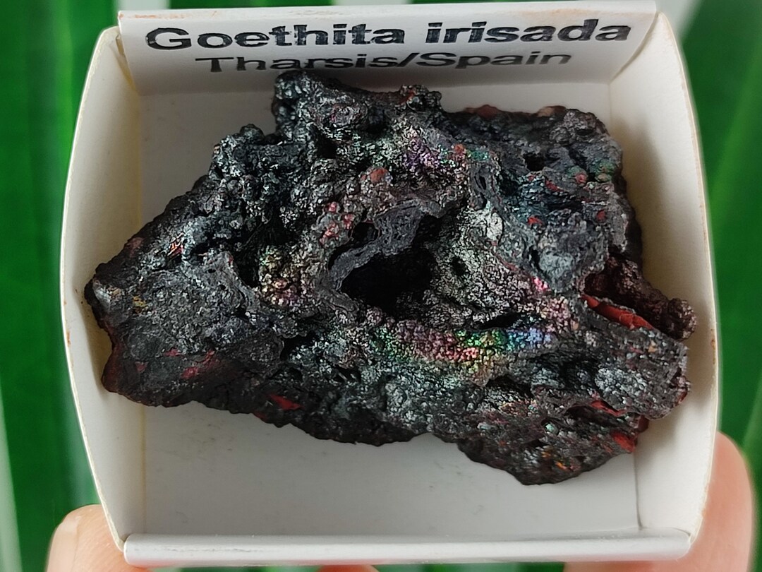 Iridescent Geothite Crystal Cluster From Spain - Etsy