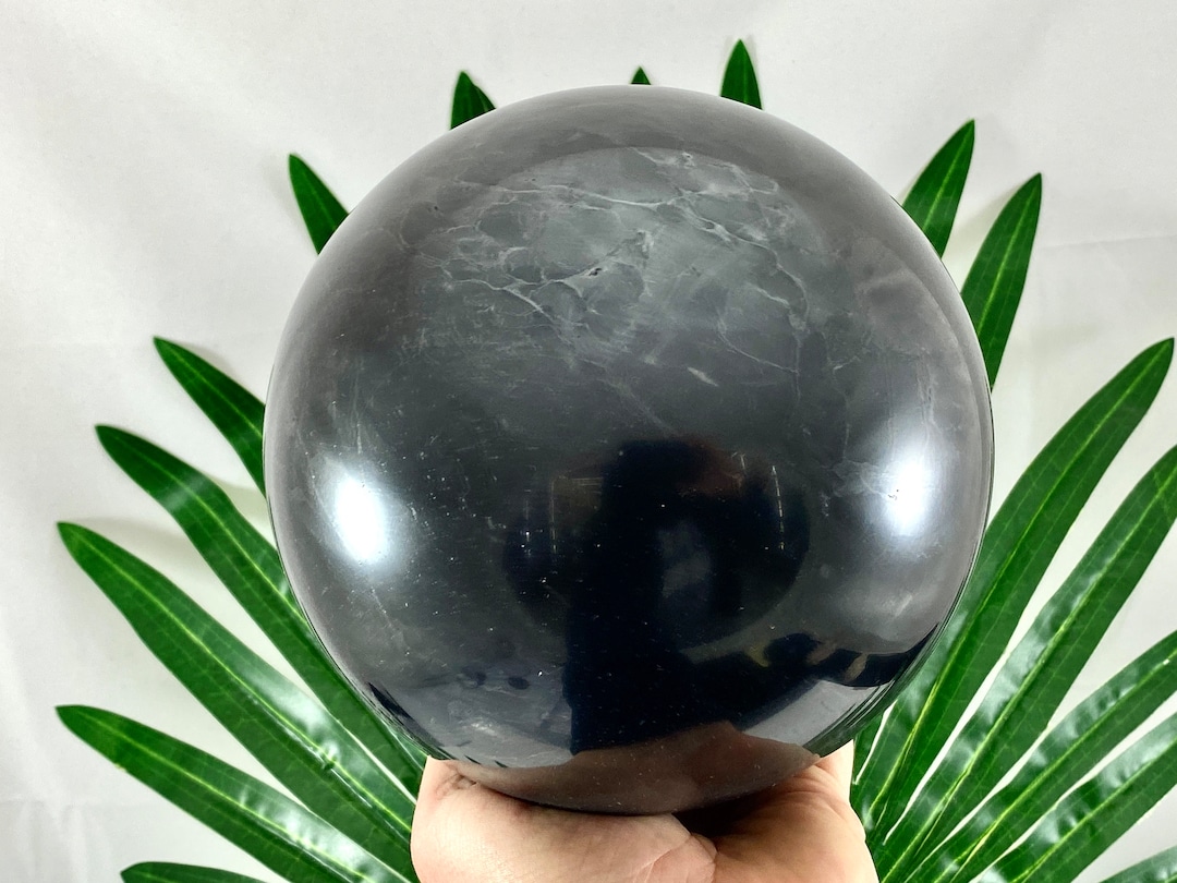 Shungite Sphere 15cm,emf and Radiation Protection and Healing,ball ...
