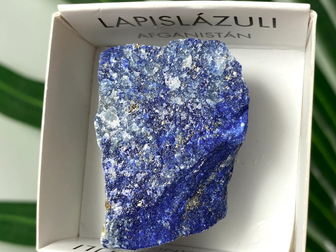 Lapislázuli: Cristal de lapislázuli de Afganistán, cristal natural ...