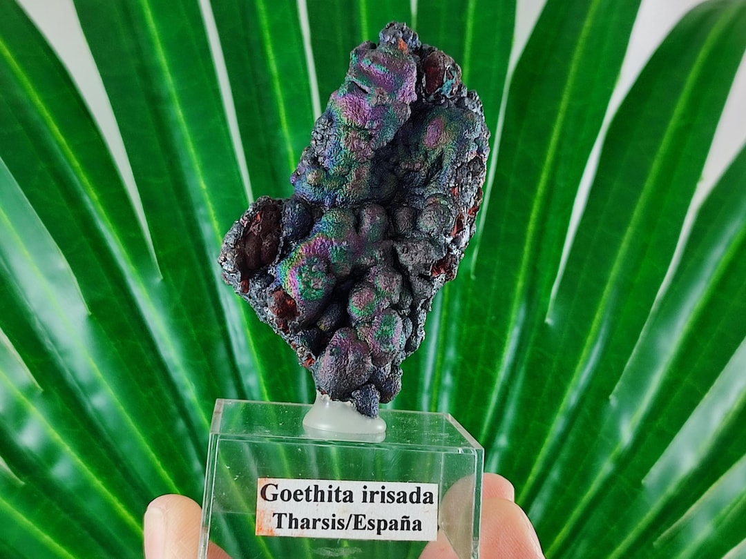 A Very Nice Iridescent Geothite From Spain, Geothite Crystal,iridescent ...