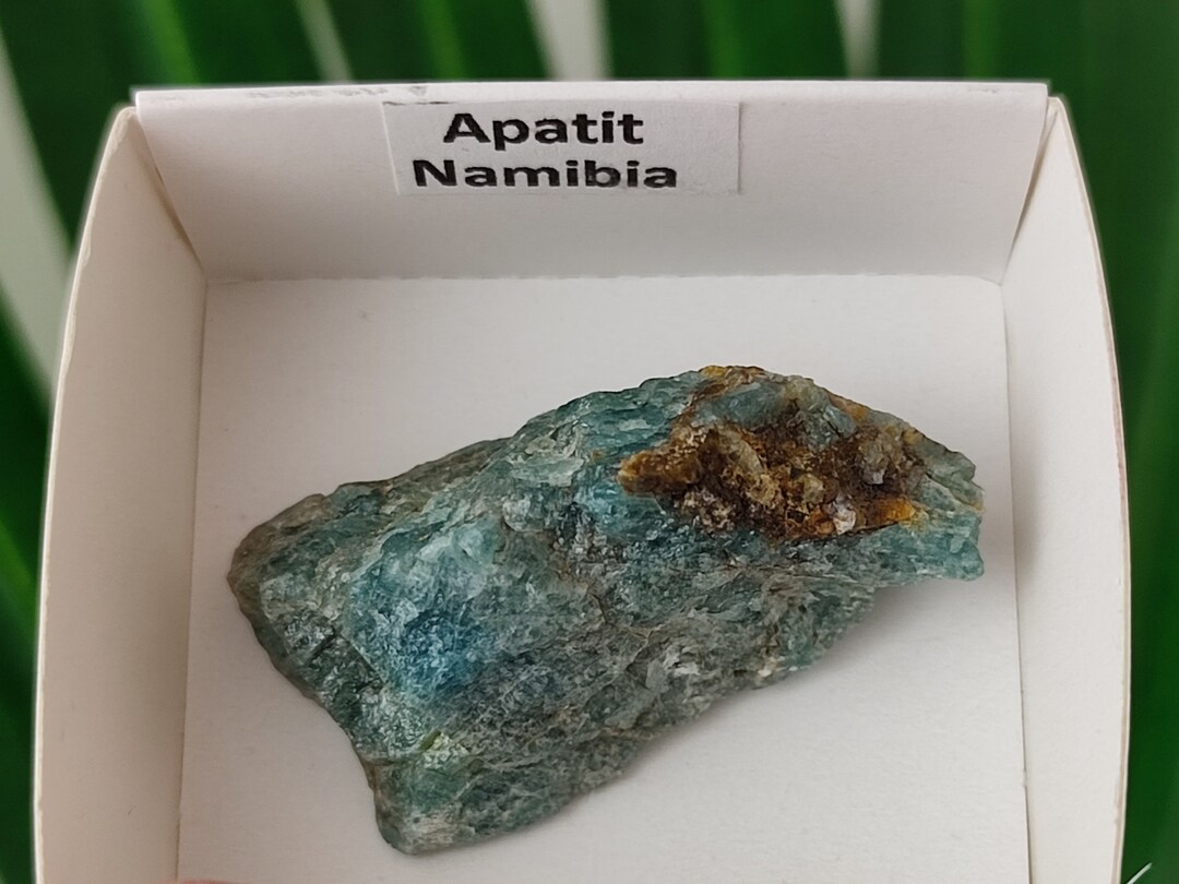 Raw Blue Apatite Crystal: Natural Gemstone From Namibia - Etsy