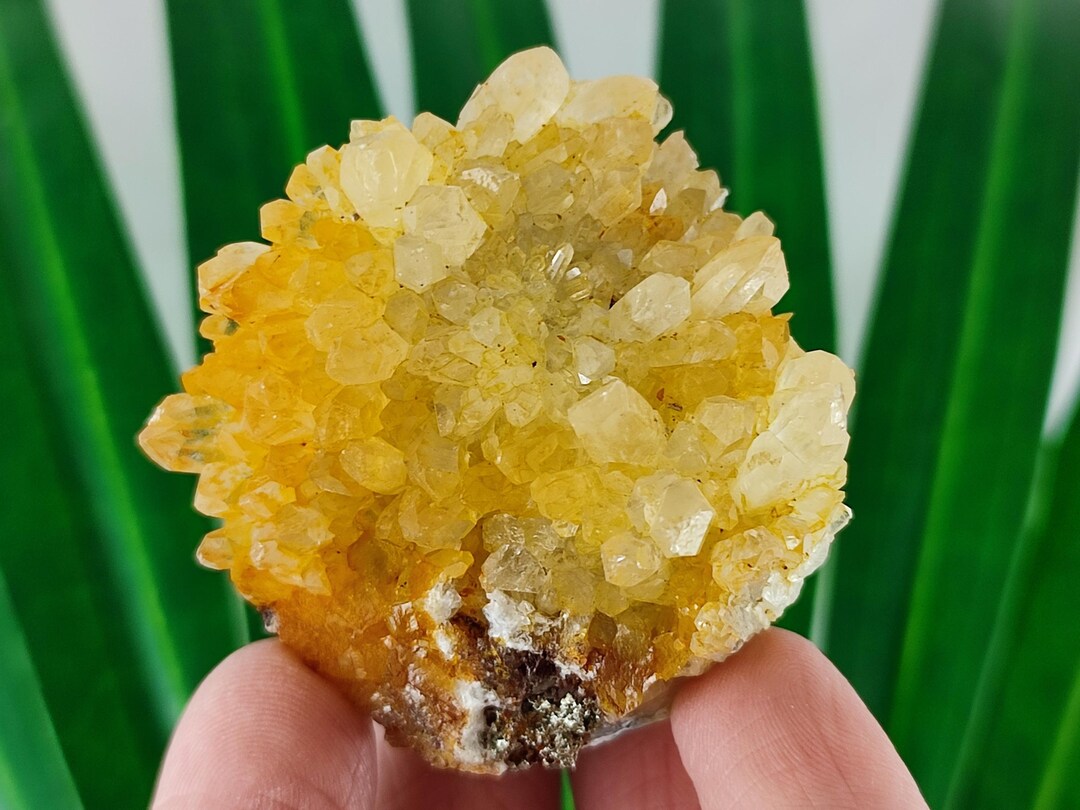 Limonite Included Quartz Crystal Cluster - Madan, Bulgaria,n3 - Etsy UK