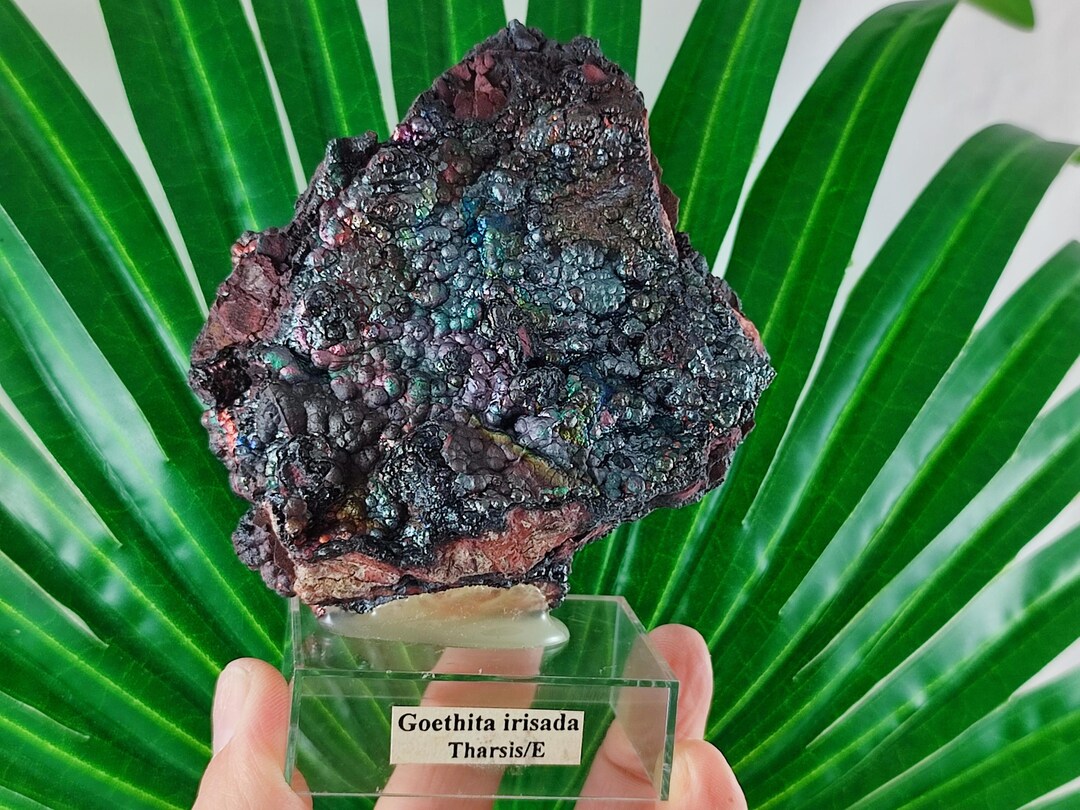 A Very Nice Iridescent Geothite From Spain, Geothite Crystal,iridescent ...