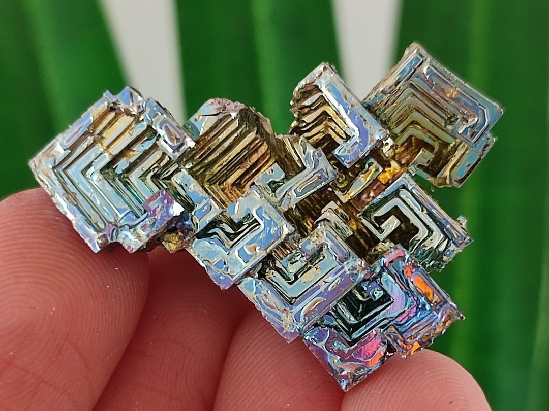 Amazing Rainbow Bismuth Cluster,bismuth Specimen,bismuth Crystal,lab ...