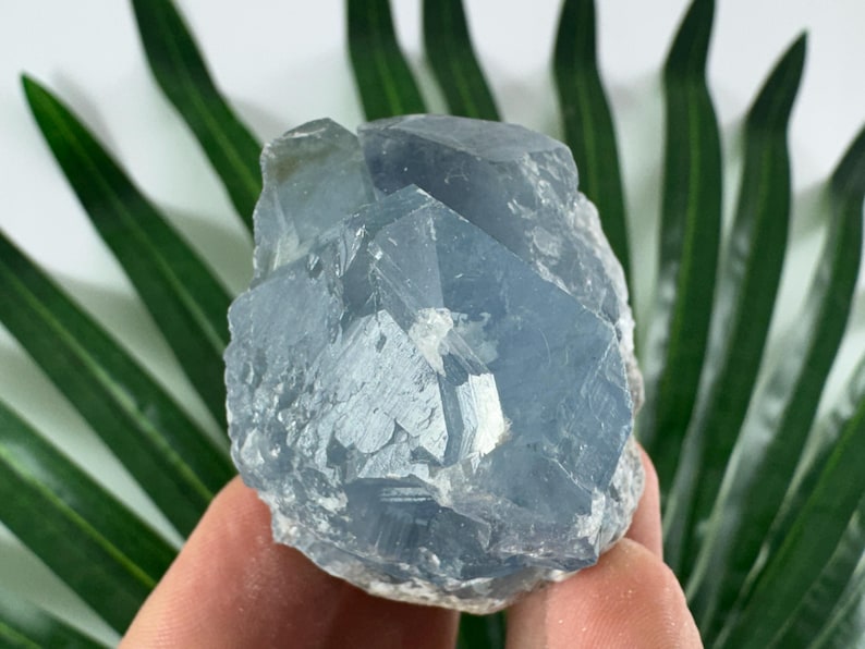Celestine (celestite):madagascar Crystal Cluster – Heavenly Blue ...