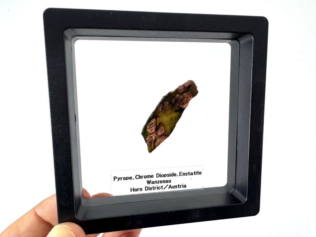 1pcs Pyrope,chrome Diopside,enstatite Wanzenau Horn District,austria ...