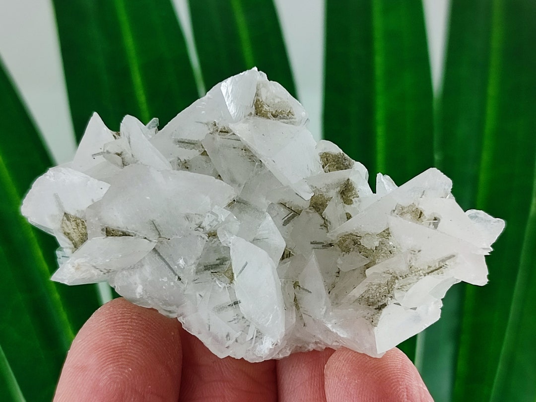 Rare Calcite With Incusions Chlorite From Bulgaria, Natural Crystal ...
