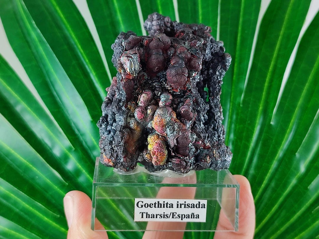 A Very Nice Iridescent Geothite From Spain, Geothite Crystal,iridescent ...