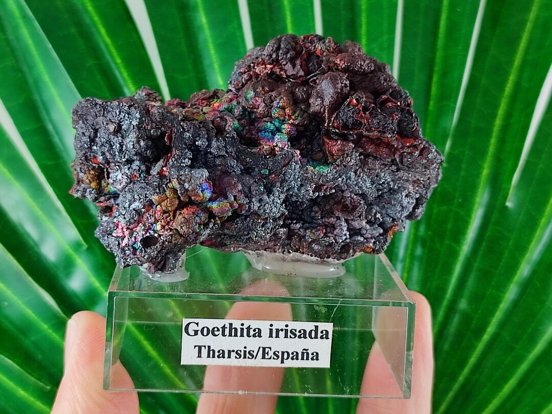 A Very Nice Iridescent Geothite From Spain, Geothite Crystal,iridescent ...