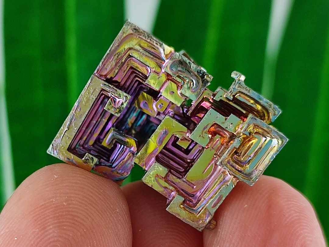 Amazing Rainbow Bismuth Cluster,bismuth Specimen,bismuth Crystal,lab ...