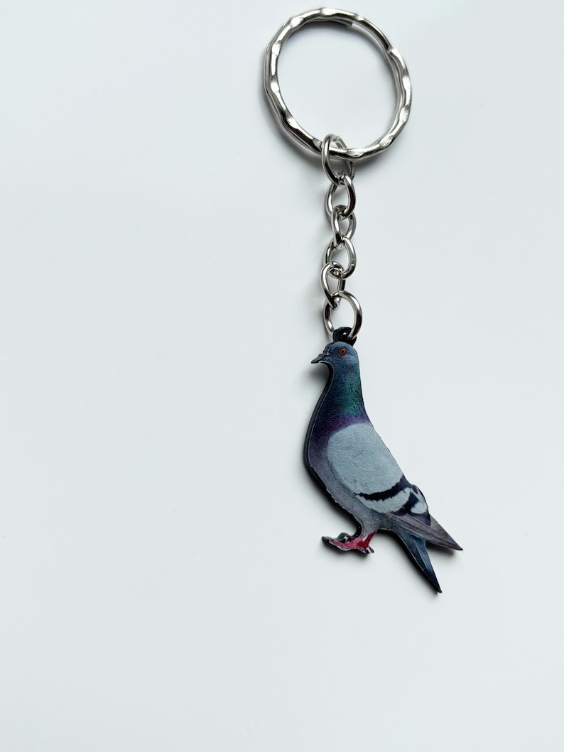 Pigeon Keyring / Keychain | Nature Birds Fancy Dress - Etsy Canada