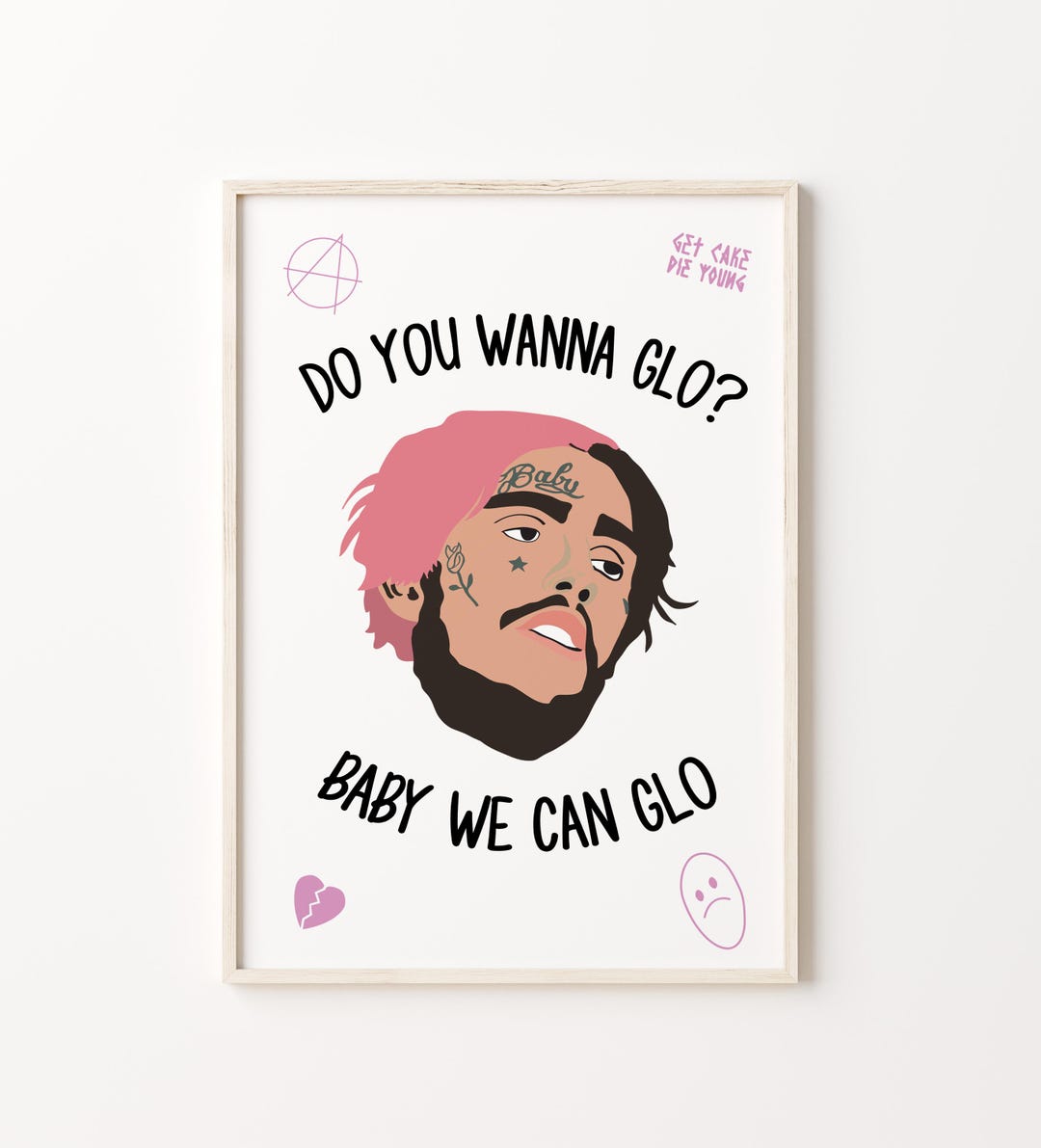 Lil Peep 'save That' Lyric Inspired Print A4 A5 - Etsy