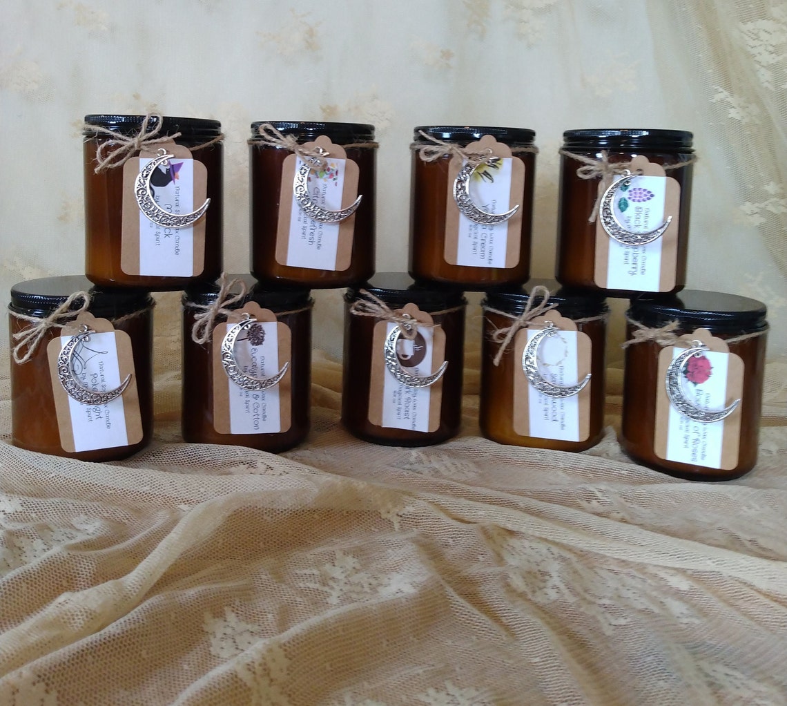 Scented Soy Candle Natural Soy Candle Hand Poured Soy - Etsy