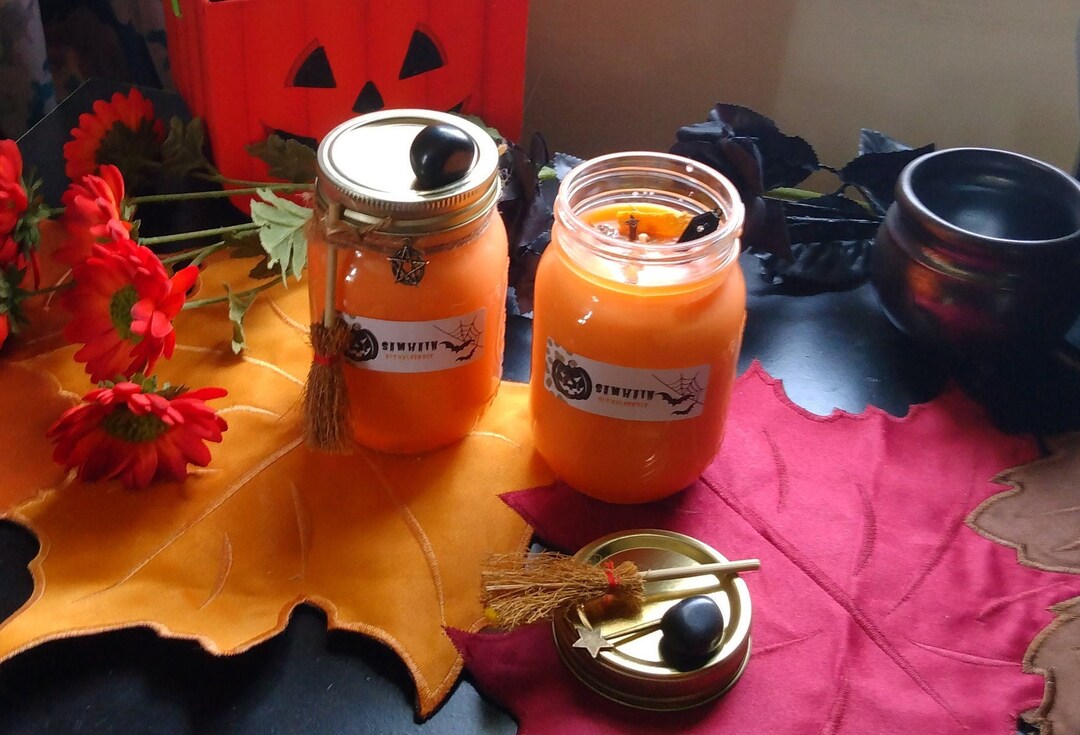 Samhain Ritual Candle, Samhain, Halloween Candle, Hallows Eve, Soy ...