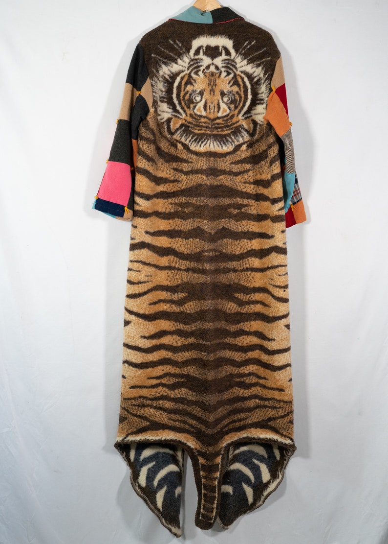 Tiger Pelt Overcoat - Etsy