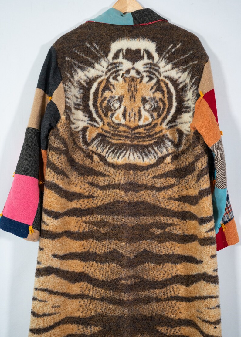 Tiger Pelt Overcoat - Etsy