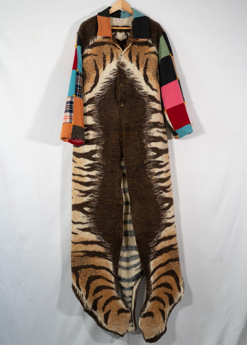 Tiger Pelt Overcoat - Etsy