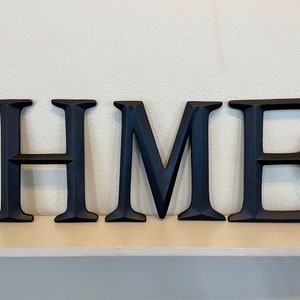 Home Sign, Vertical Home Sign, Home Letters, Rustic Home Sign, Home ...