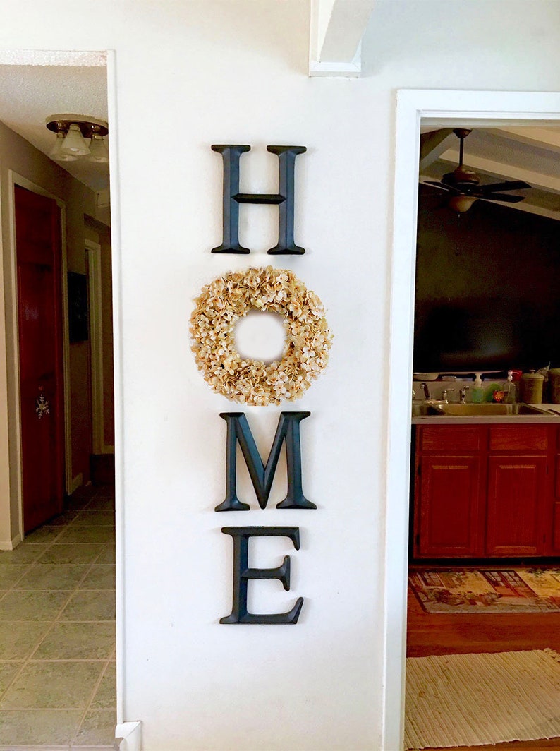 Home Sign Vertical Home Sign Home Letters Rustic Home Sign - Etsy