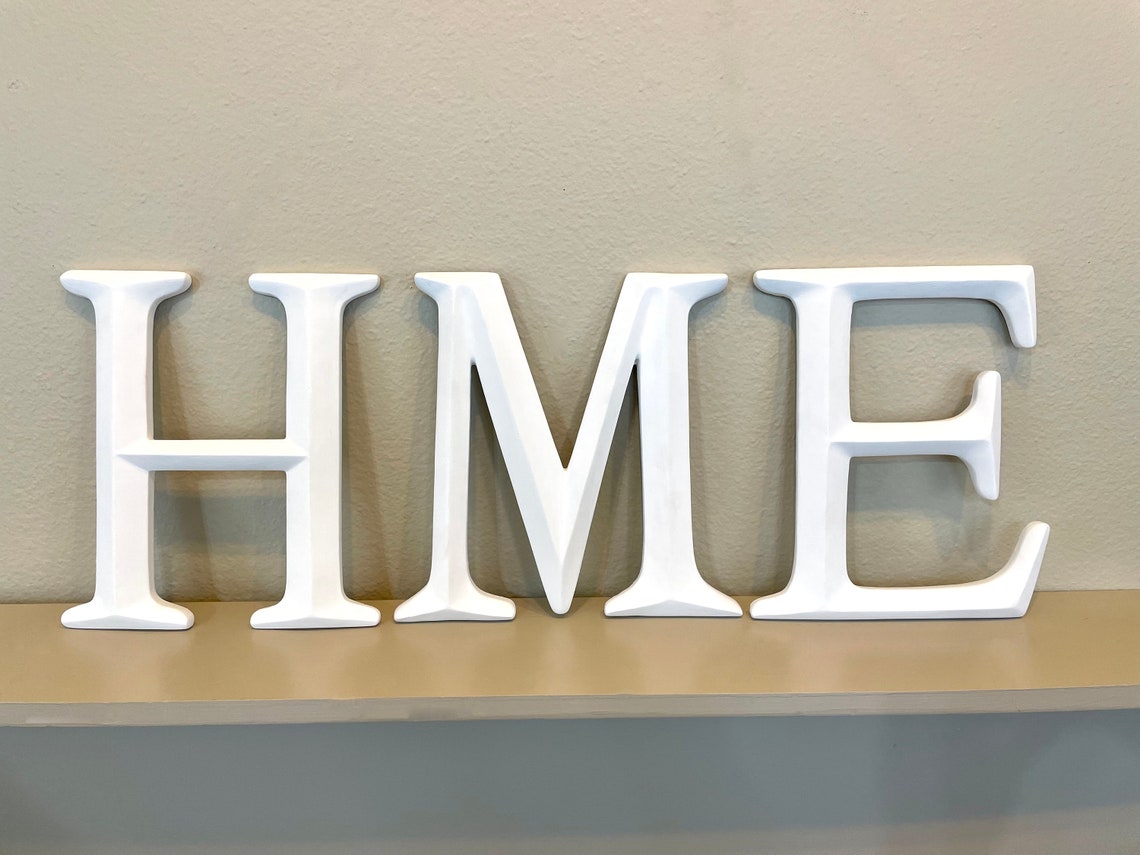 Home Sign Vertical Home Sign Home Letters Rustic Home Sign - Etsy