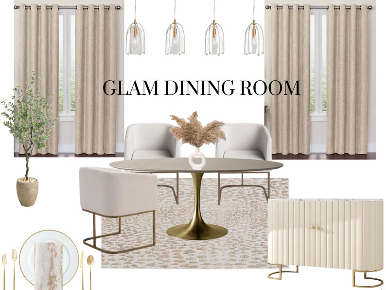 Interior Decorating Service Virtual E-design Client Shopping - Etsy
