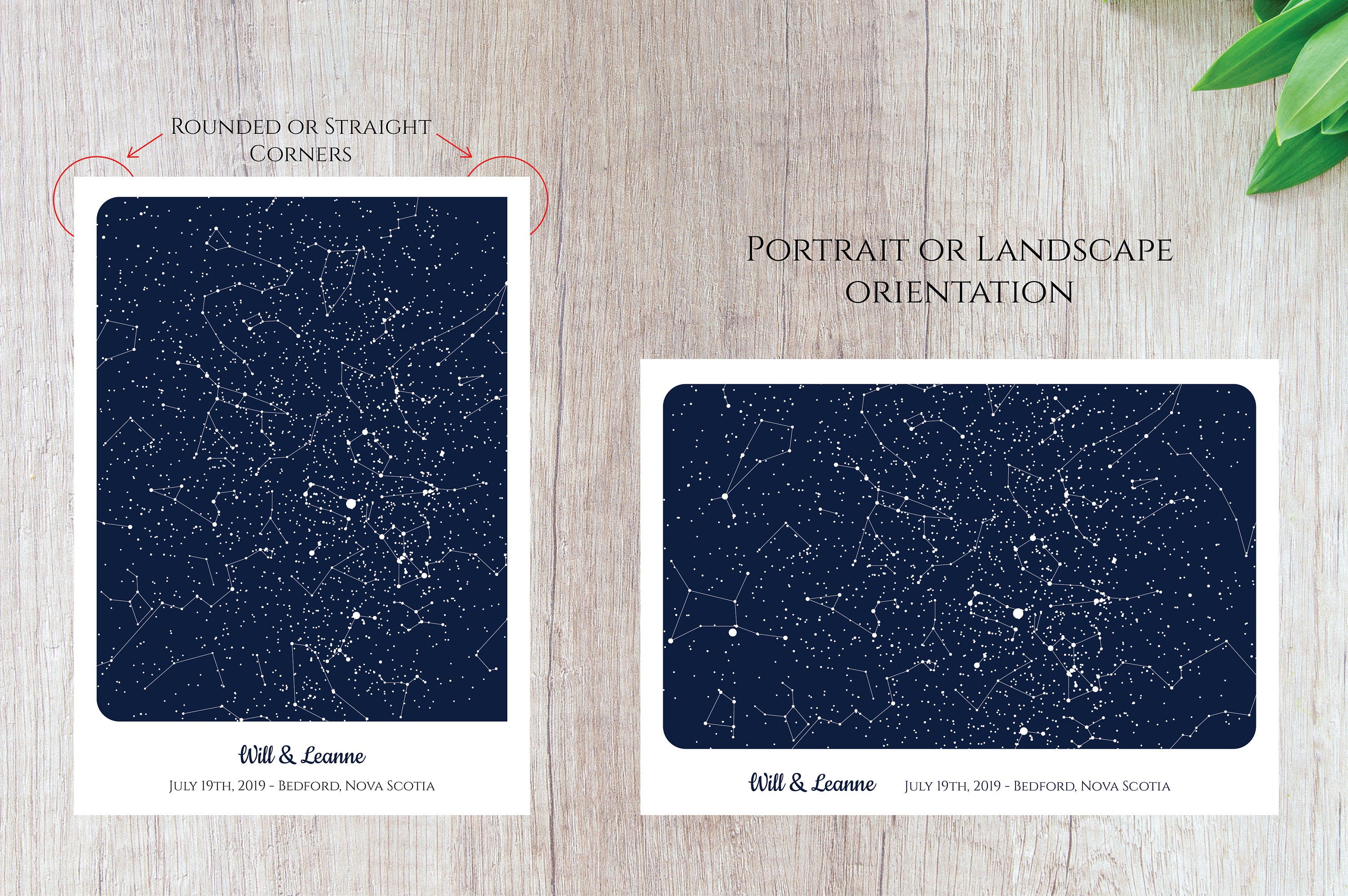 Star Map, Night Sky, Full Rectangle, Birthday, Wedding, Anniversary ...