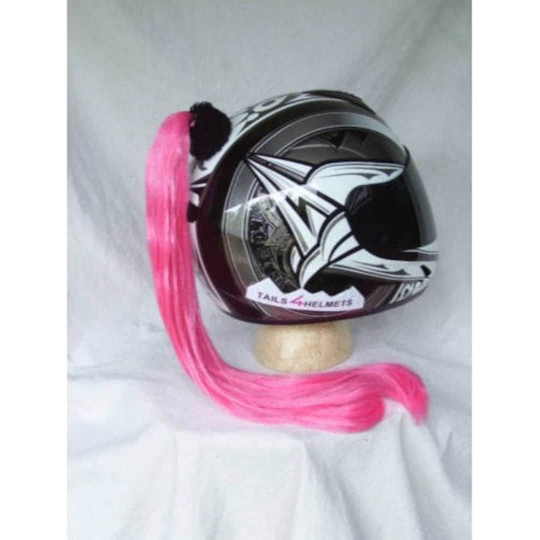 PINK Helmet Ponytail..motorcycle, Bike,.helmet Hair 24" Each PINK (2-3 ...