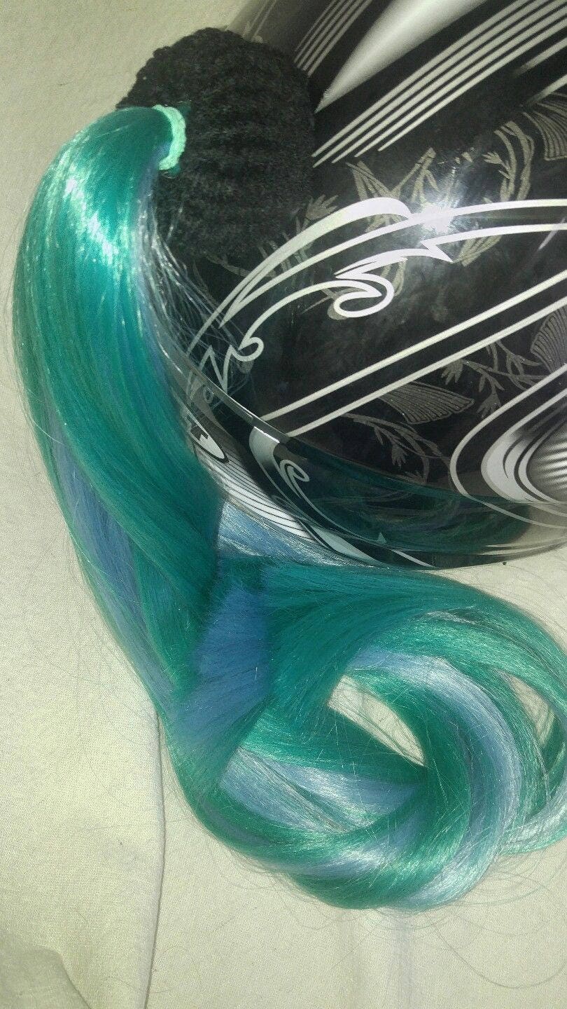 Custom (2 Color) Motorcycle Helmet Pigtails for Team, School & More ...