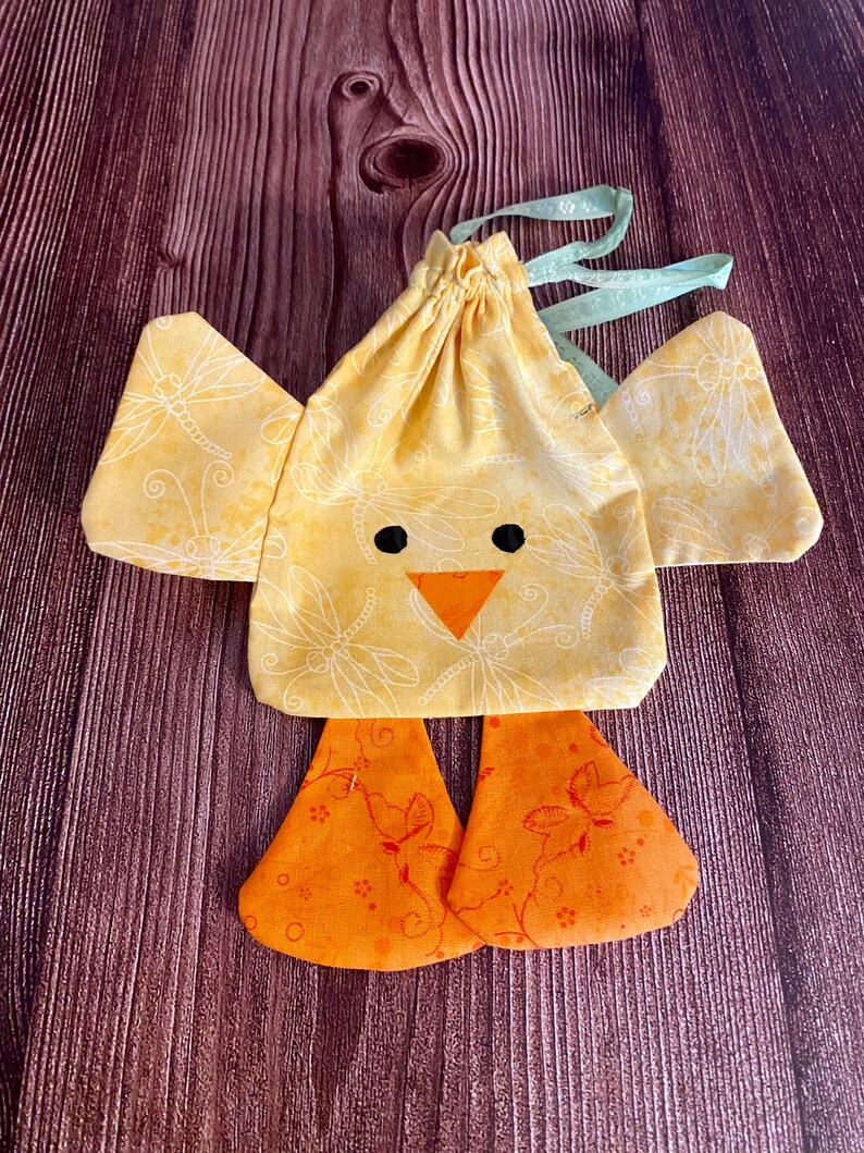 Fabric Easter Chick Bags - Etsy