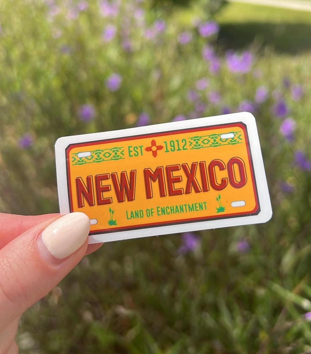 New Mexico Sticker | New Mexico License Plate | NM Tag Sticker - Etsy