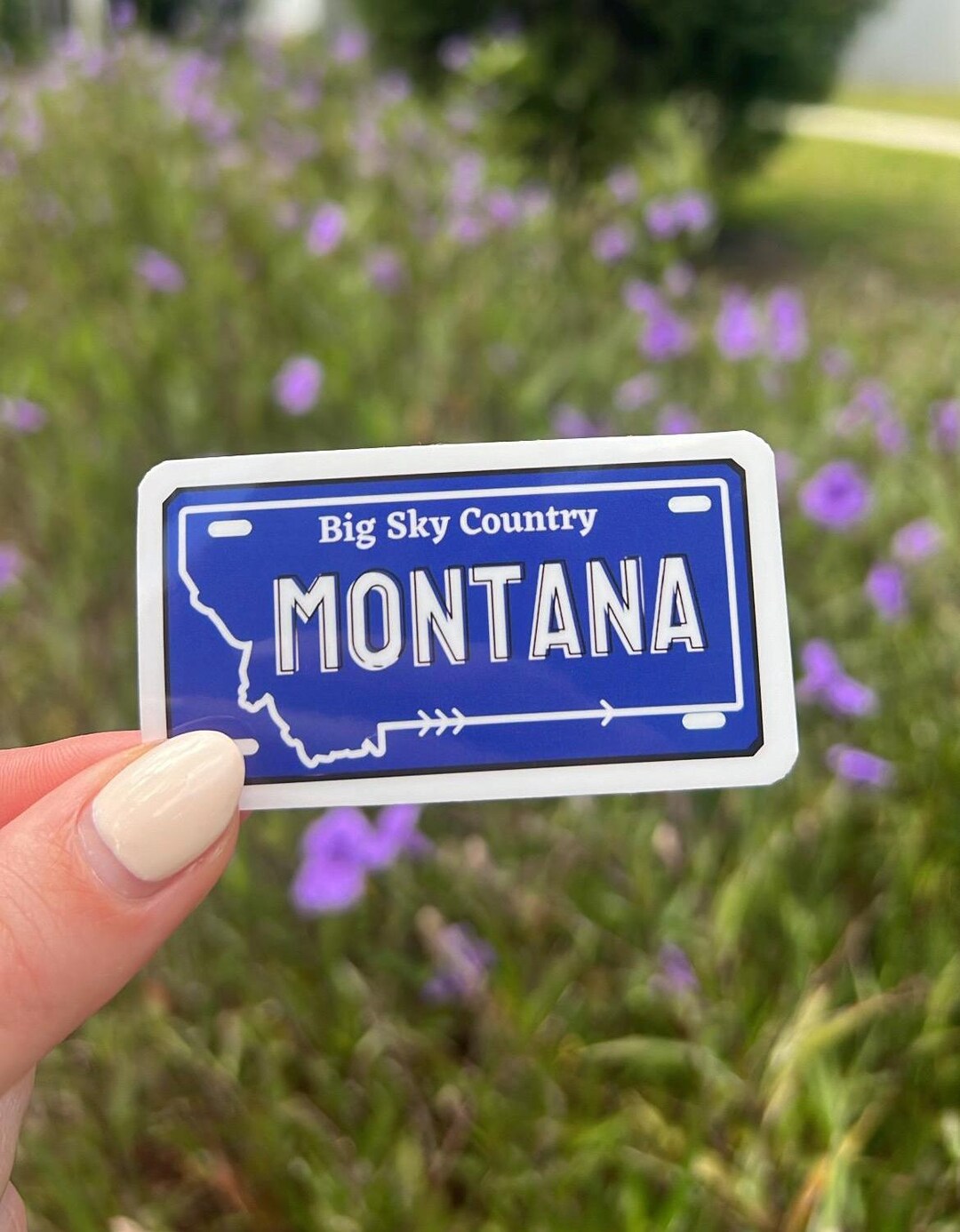Montana Sticker | Montana License Plate | MT Tag Sticker | Big Sky - Etsy