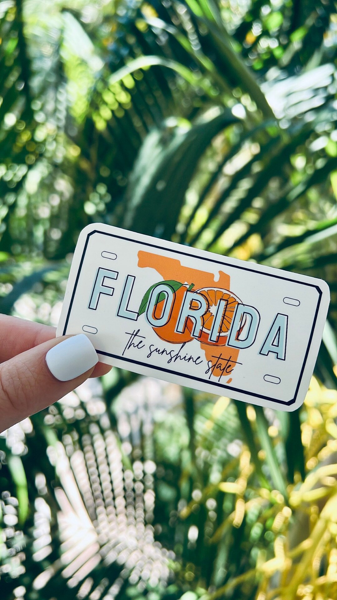 Florida Sticker | Florida License Plate | Florida Tag Sticker - Etsy