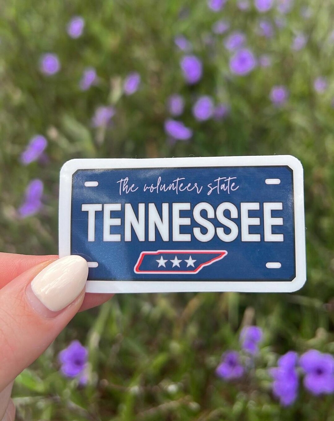 Tennessee Sticker | Tennessee License Plate | TN Tag Sticker - Etsy