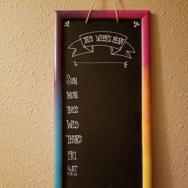 Hand Lettered Menu - Etsy