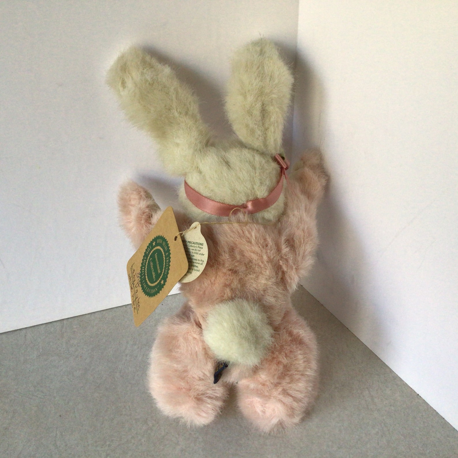 Vintage Boyds Bear Plush 10 Pink Bunny Lady Payton White | Etsy