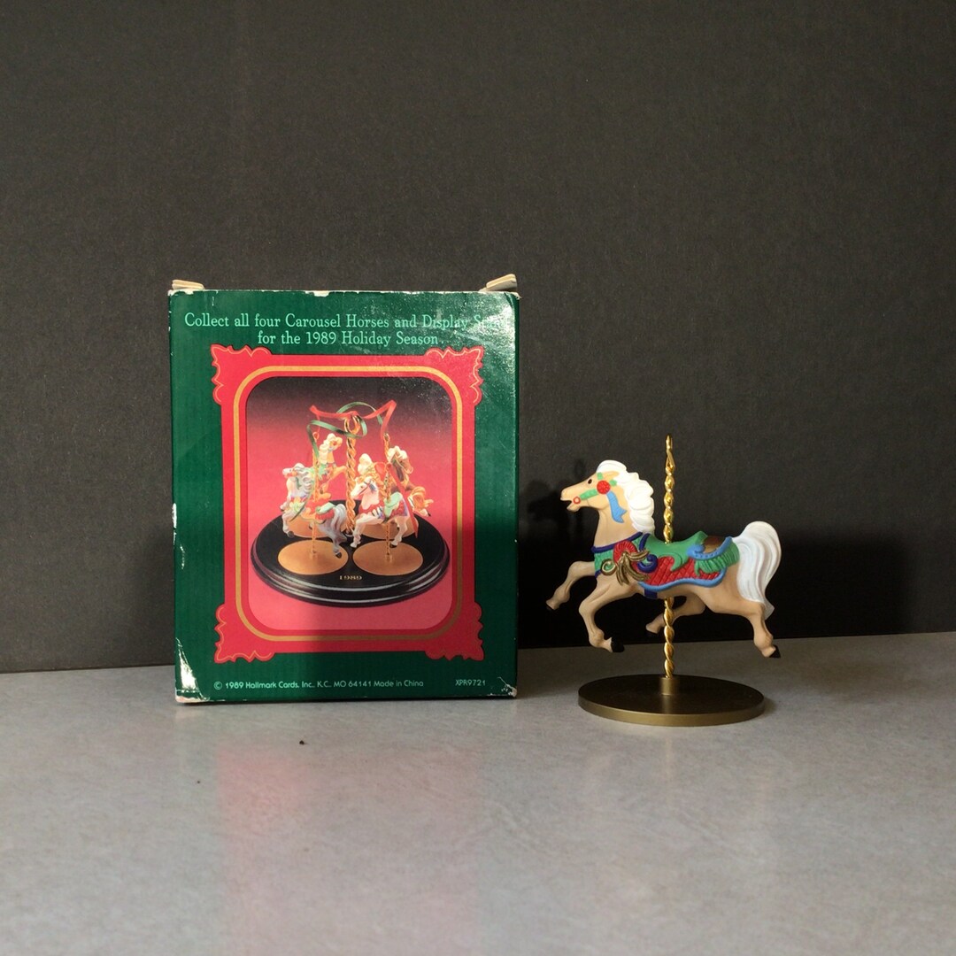 Hallmark Collectible Keepsake Ornament Vintage Ginger Carousel - Etsy