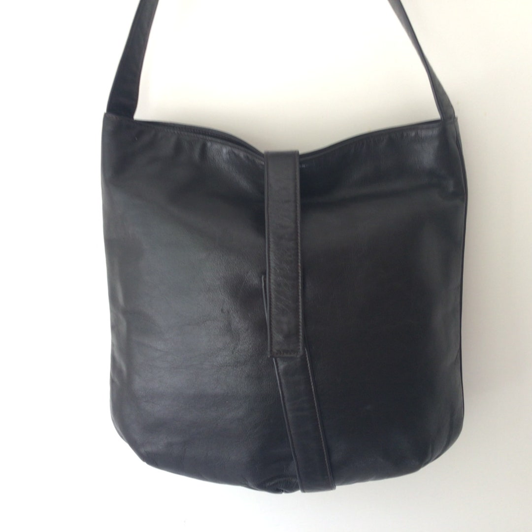 Susan Gail Vintage Brown Leather Shoulder Bag - Etsy