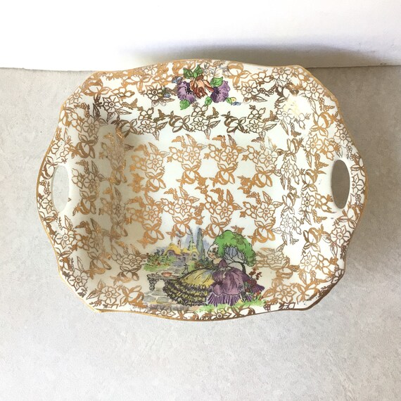 Vintage BCM Lord Nelson Ware Pompadour Nut Dish - Etsy