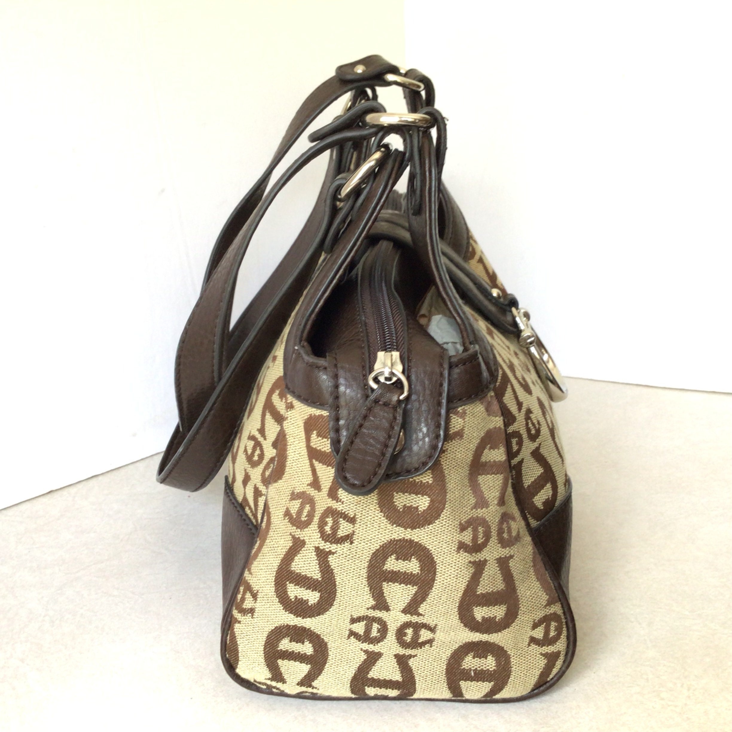 Etienne Aigner Signature Shoulder Bag in Brown HTF - Etsy