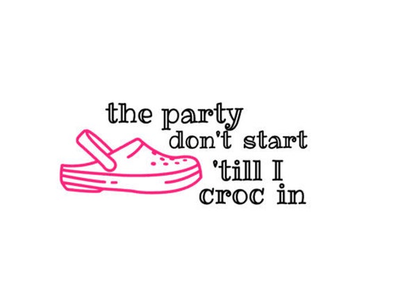 Shoe Car Decal Croc Shoe Clog Shoe Decal You Ain't - Etsy