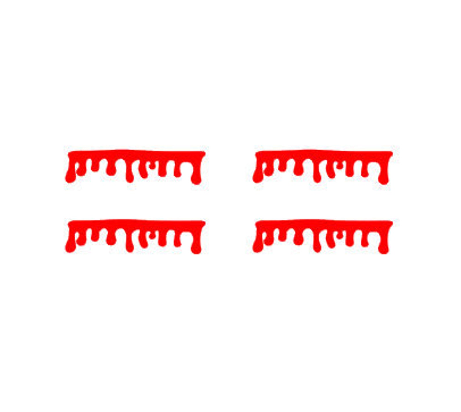 Blood Drip Nail Decals Halloween Nail Decals Halloween | Etsy