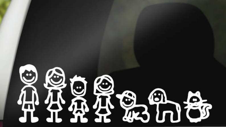 Custom Family Car Decal Stick Figure Family Decal Custom - Etsy Singapore