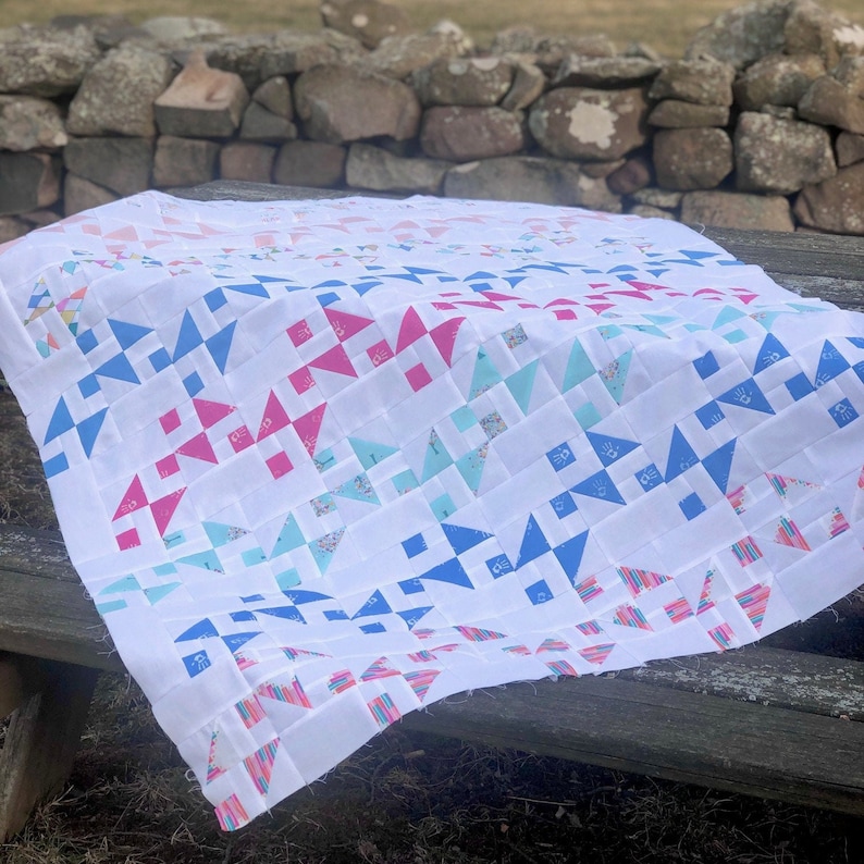 All A Flutter Quilt Pattern by PS Big Dreams, Fat Quarter and Scrap ...