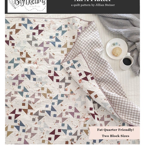 All A Flutter Quilt Pattern by PS Big Dreams Fat Quarter and - Etsy
