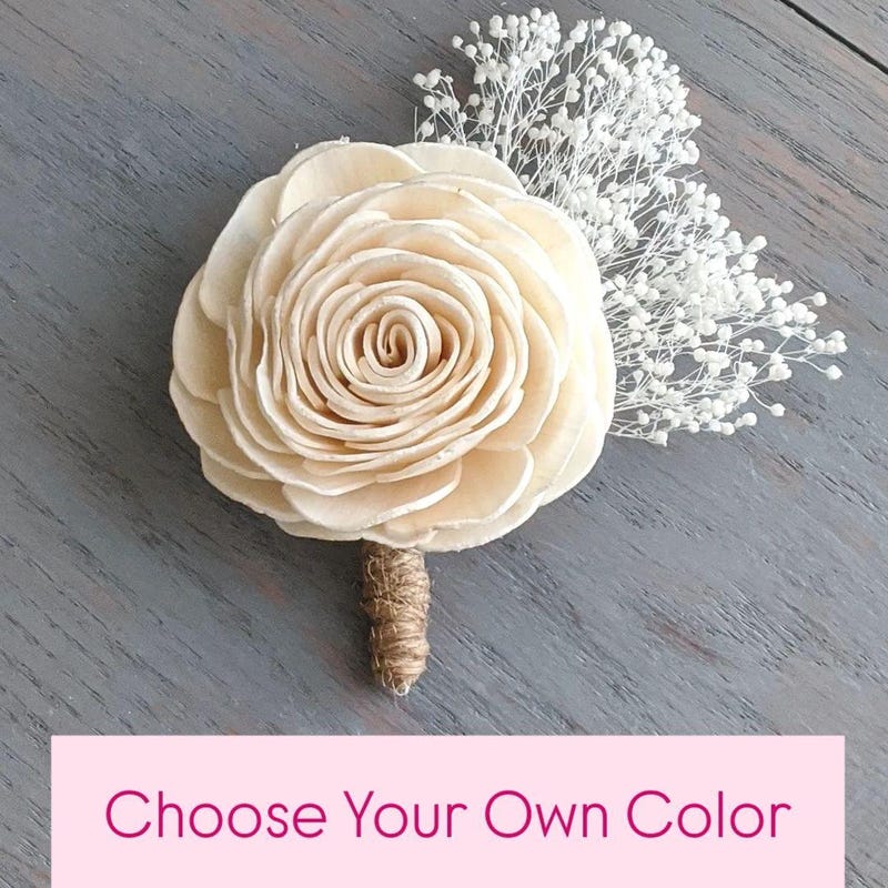 Prom Corsage Wood Flowers - Etsy