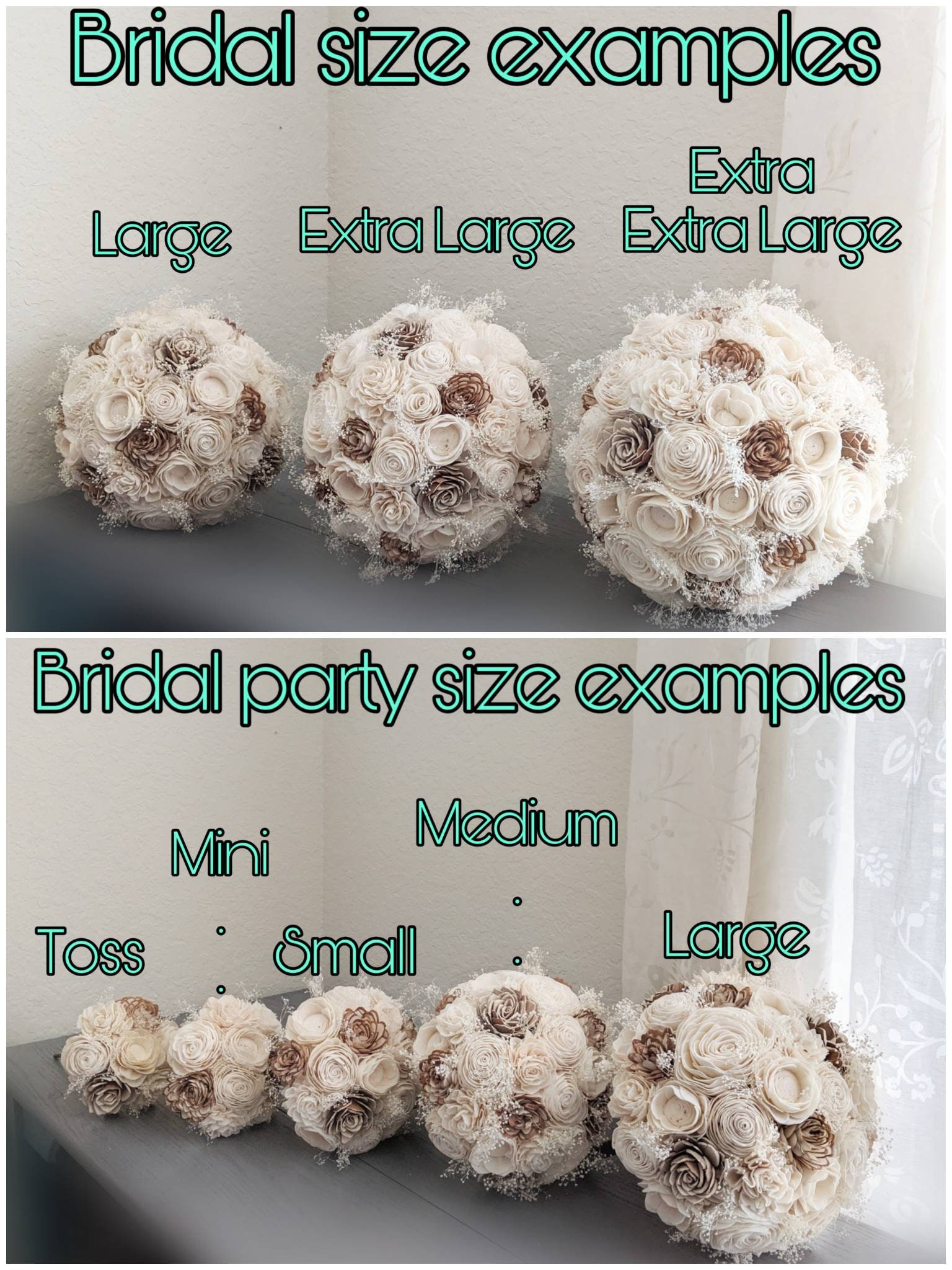 Royal Blue Light Gray Charcoal and Ivory Sola Wood Flower - Etsy